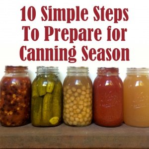 10 Simple Steps to Prepare for Canning Season