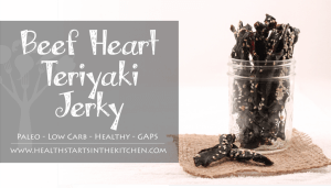 Teriyaki Beef Heart Jerky